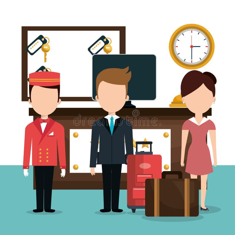 Hotel Workers Stock Illustrations – 334 Hotel Workers Stock ...