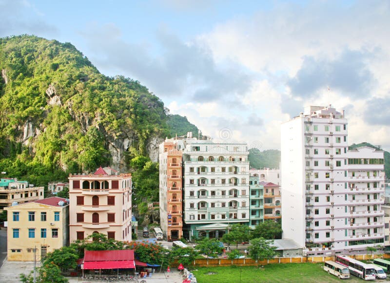 Hotels in Catba stock image. Image of beach, landscape - 4623425