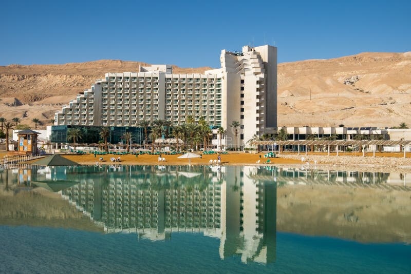 The Hotels at Dead Sea Beach. Israel Editorial Image - Image of ...