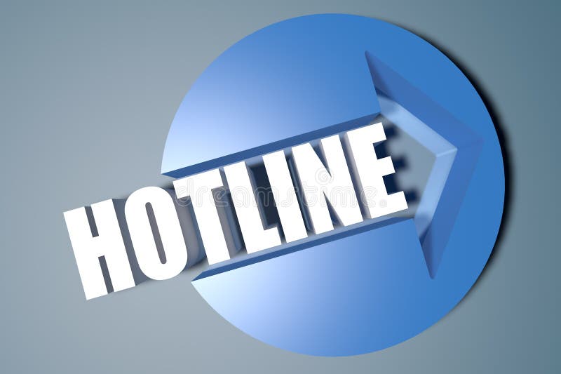 Hotline stock illustratie. Illustration of informatie - 46818104