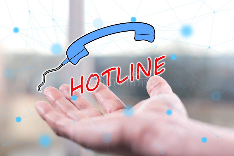Concept of hotline stock photo. Image of contact, service - 118777198