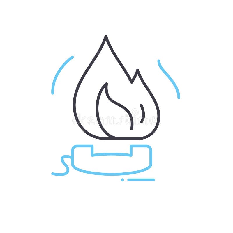 Hotline Line Icon, Outline Symbol, Vector Illustration, Concept Sign ...