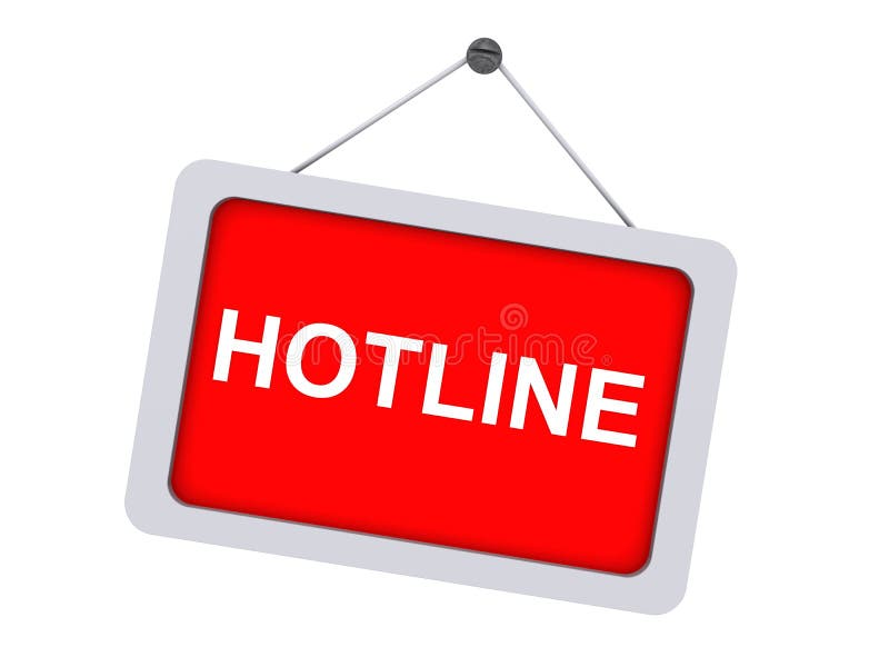Hotline graphic stock illustration. Illustration of communications ...