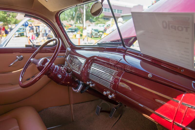 Hotrod interior stock image. Image of sale, vintage - 162419253
