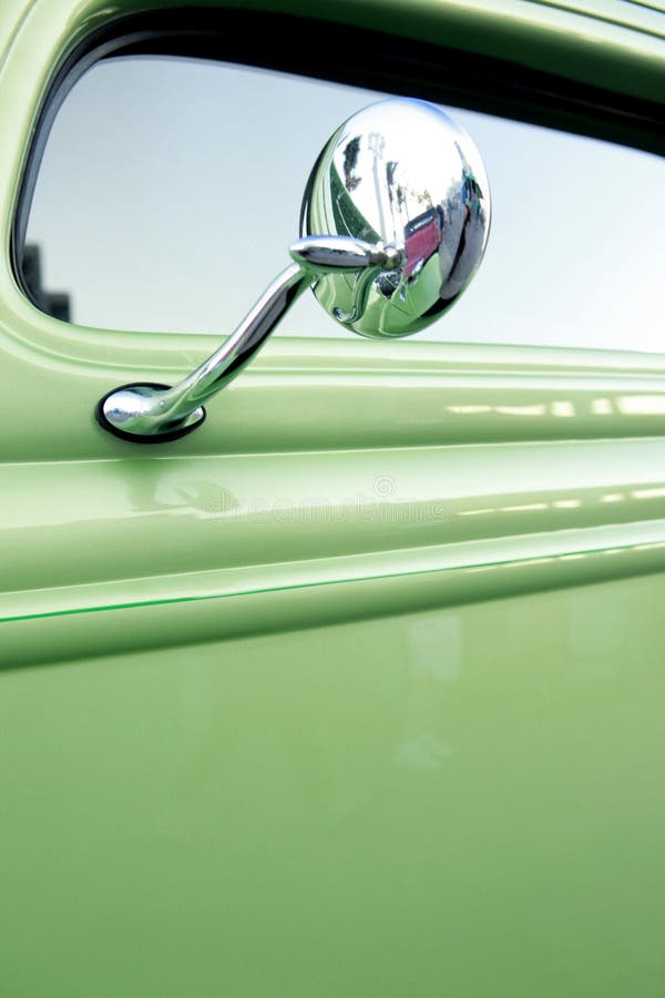Hotrod rearview mirror stock photo. Image of transportation - 9298602