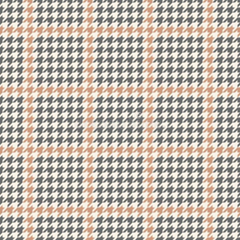 Houndstooth Check Pattern in Tropical Pink, Green, White. Seamless ...