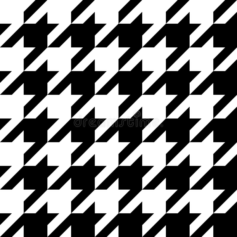 Houndstooth Pattern stock vector. Illustration of dogtooth - 20494207