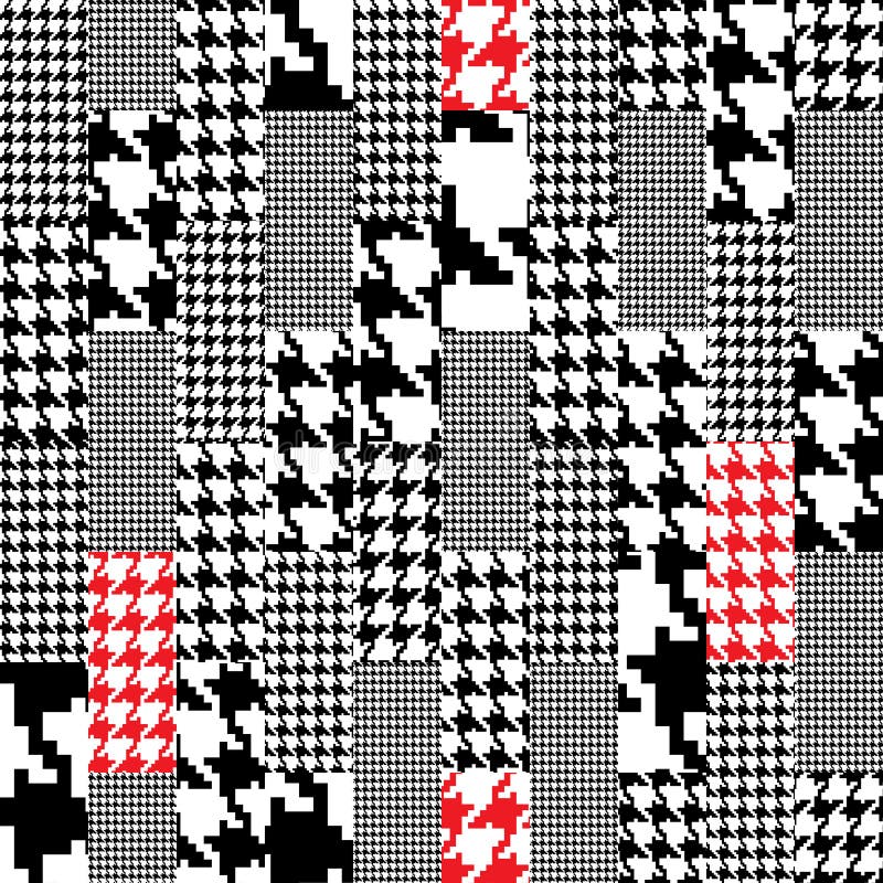 Houndstooth pattern stock vector. Illustration of white - 21753833