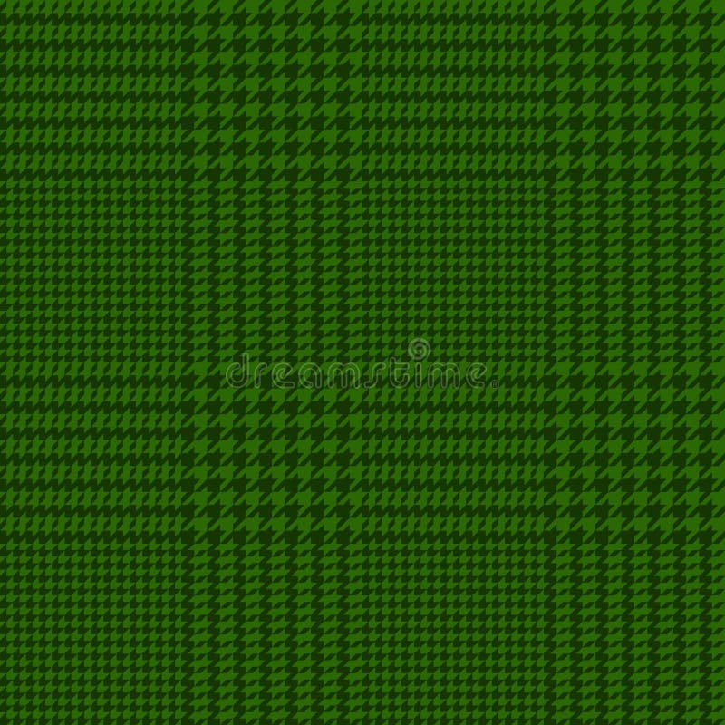 Houndstooth Seamless Green Pattern Stock Vector - Illustration of ...