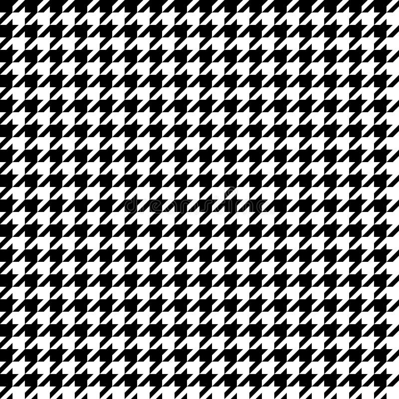 Houndstooth Seamless Pattern. Fabric Background Stock Vector ...
