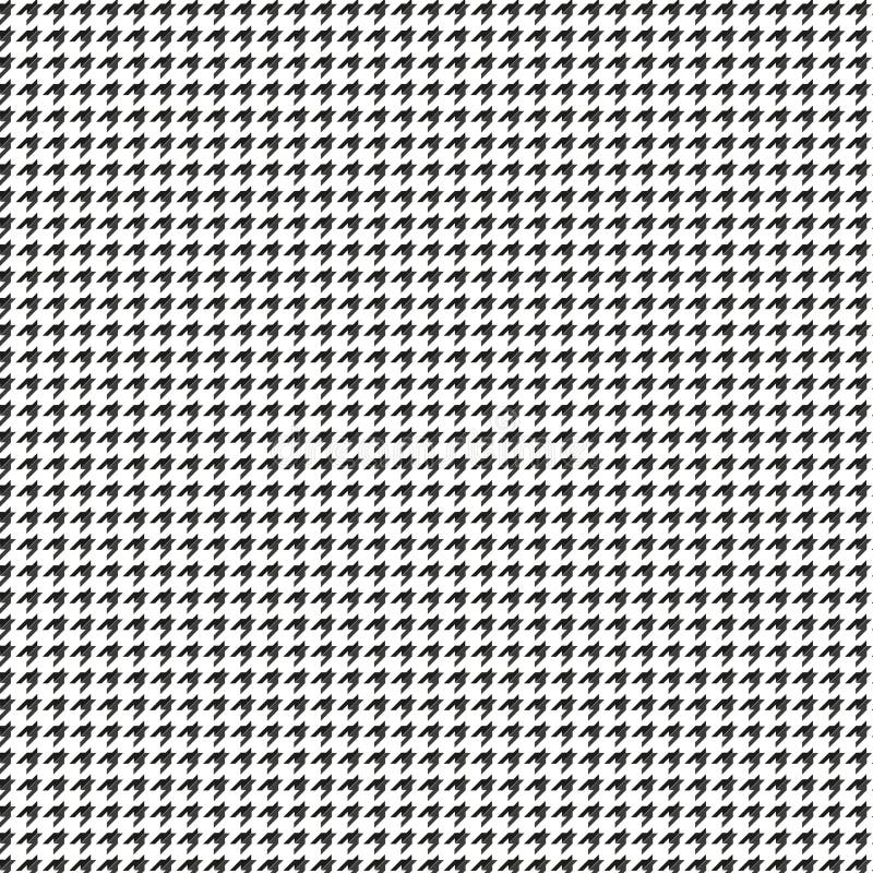 Houndstooth Seamless Pattern. Repeated Houndtooth Texture. Black Hound ...