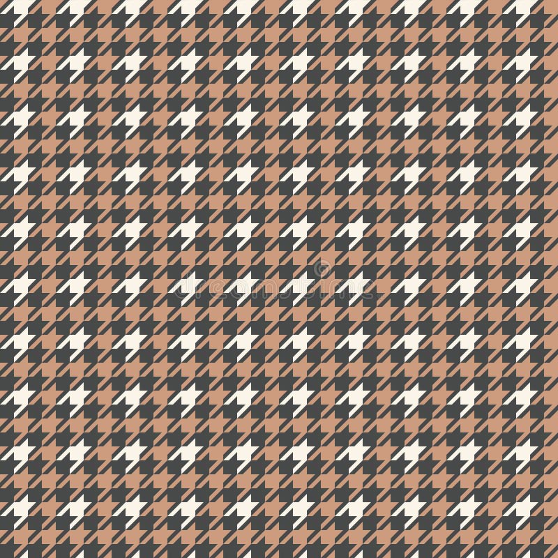 Houndstooth Seamless Pattern. Tartan Tweed Print. Vector Illustration ...