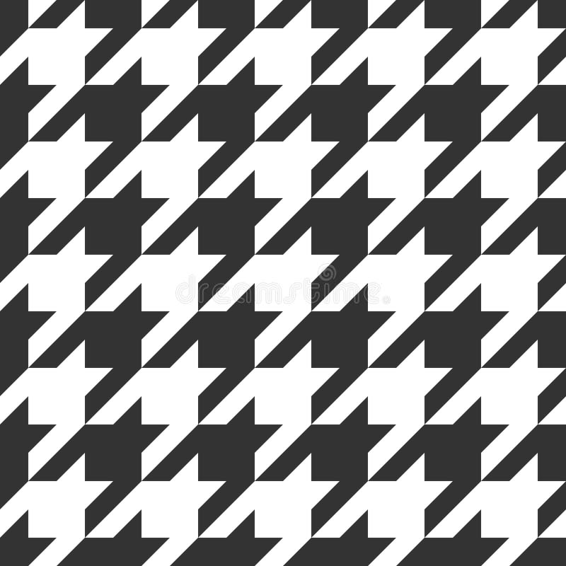 Houndstooth Seamless Pattern. Template for Your Design Stock ...