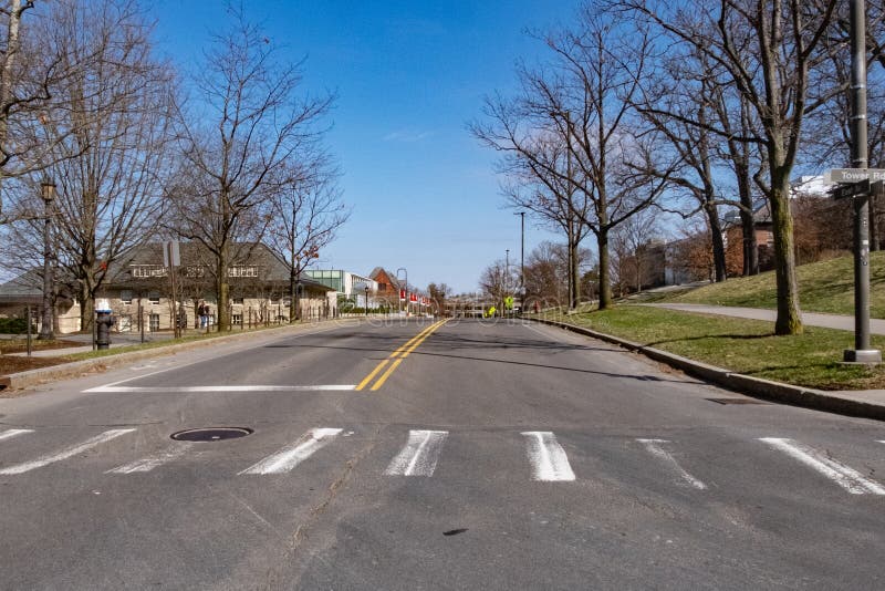 Deserted Cornell University 3 Stock Image - Image of barren, education ...
