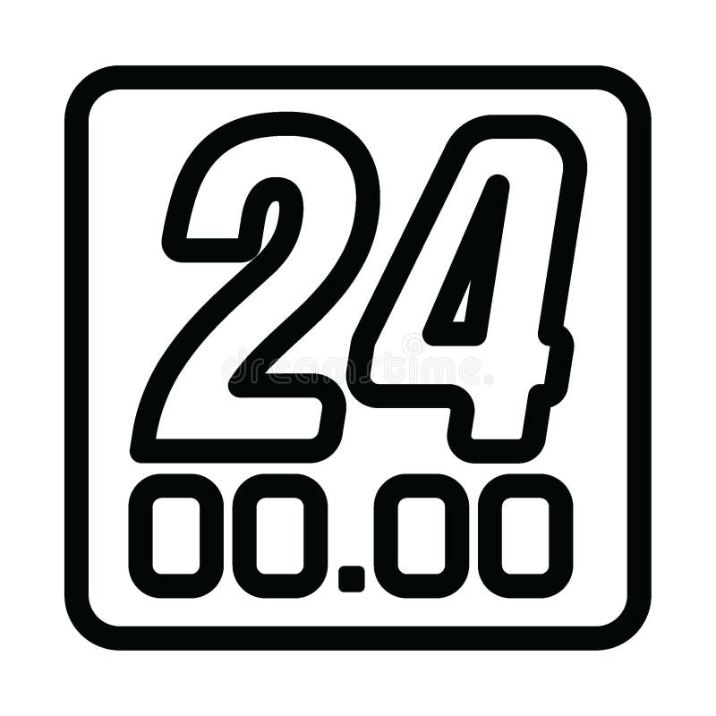 24 Hour Clock Stock Illustrations – 13,629 24 Hour Clock Stock ...