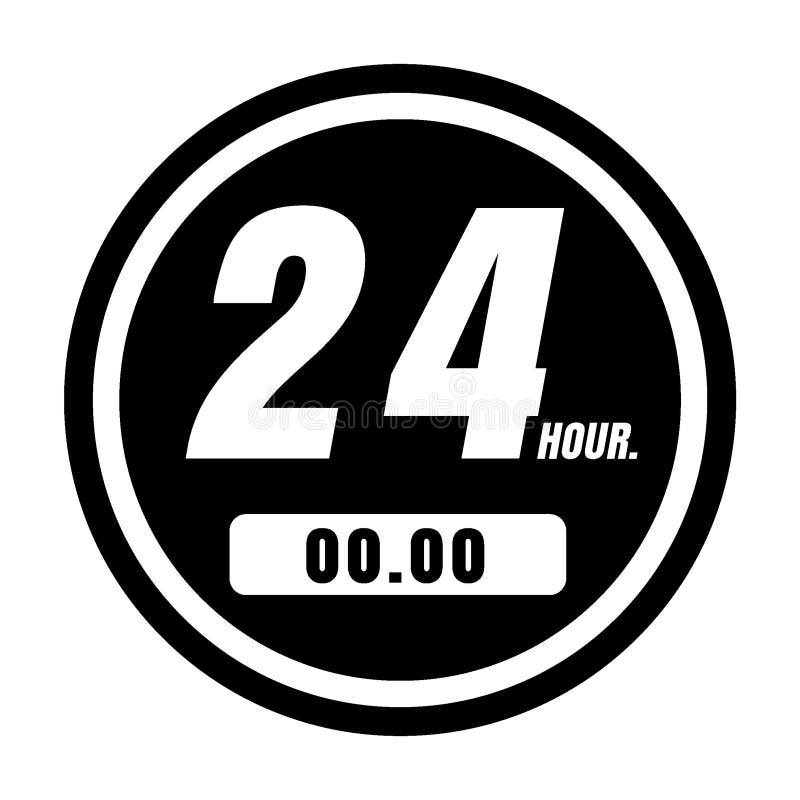 24 Hour Clock Stock Illustrations – 13,629 24 Hour Clock Stock ...