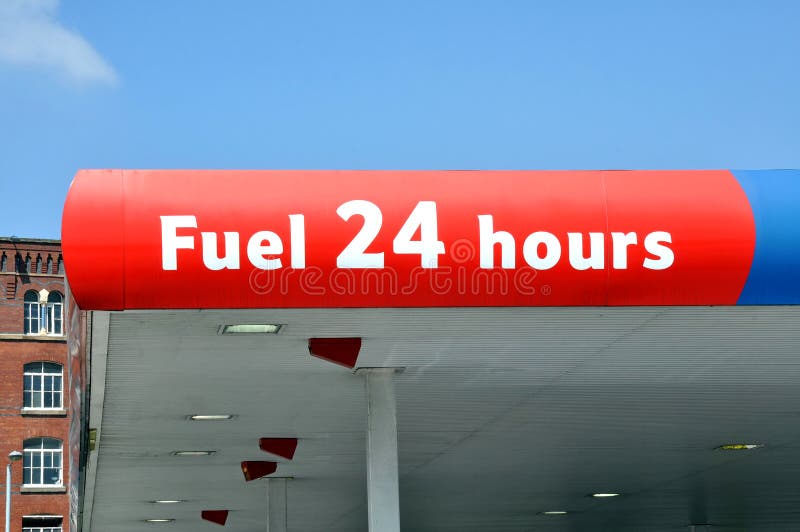 25 Hour Fuel Station stock photo. Image of transportation - 32738372