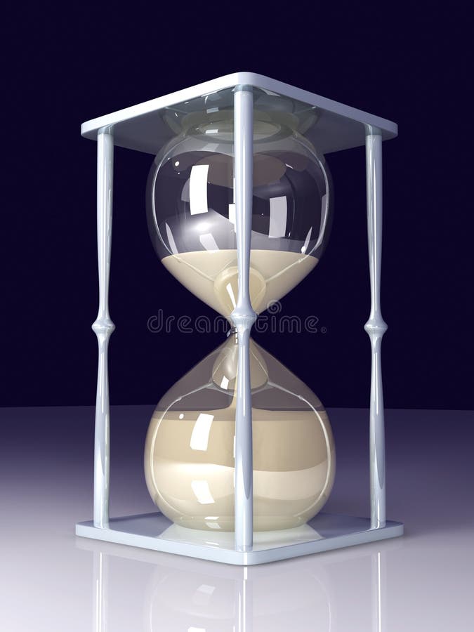 Hour Glass stock illustration. Illustration of equipment - 4734679
