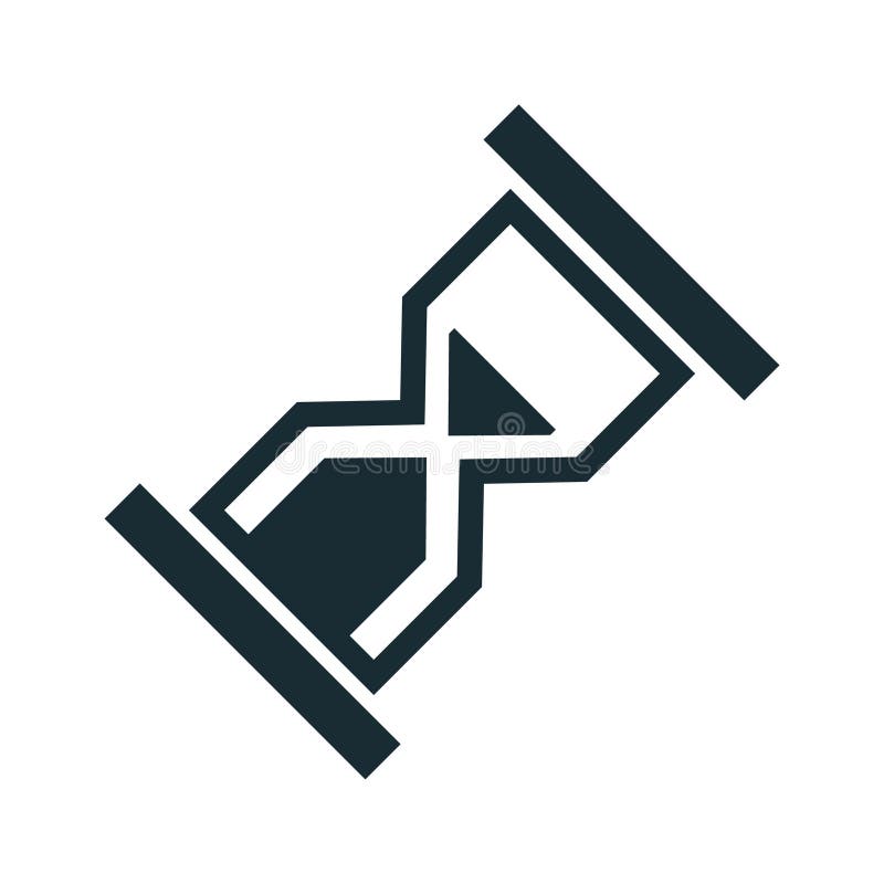 Hour Glass. Vector Illustration Decorative Design Stock Vector ...