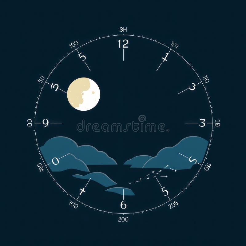 24 Hour Sun Moon Stock Illustrations – 88 24 Hour Sun Moon Stock ...