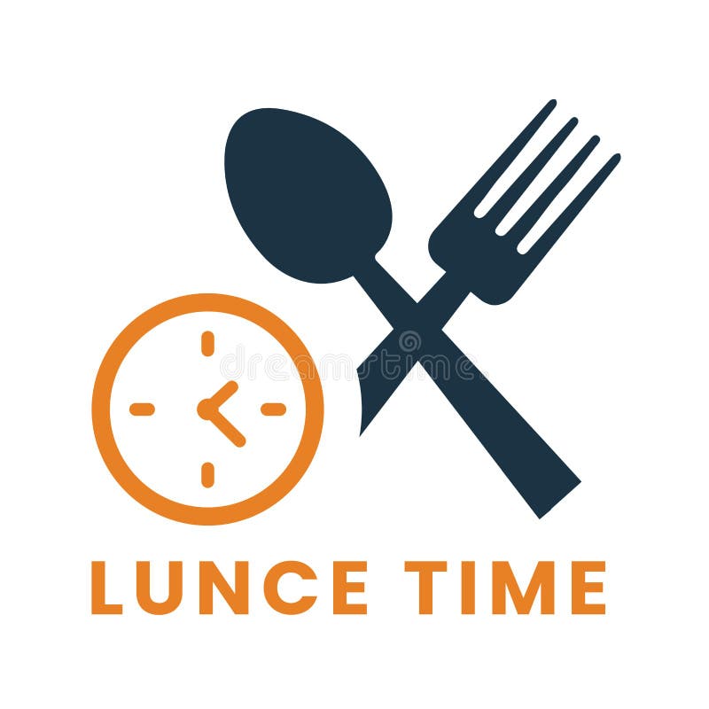 Hour, Lunch, Time Icon. Simple Vector Design Stock Vector ...