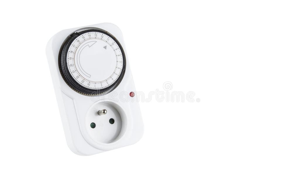 24 Hour Mains Plug in Timer Switch Time Clock European Socket. Stock ...
