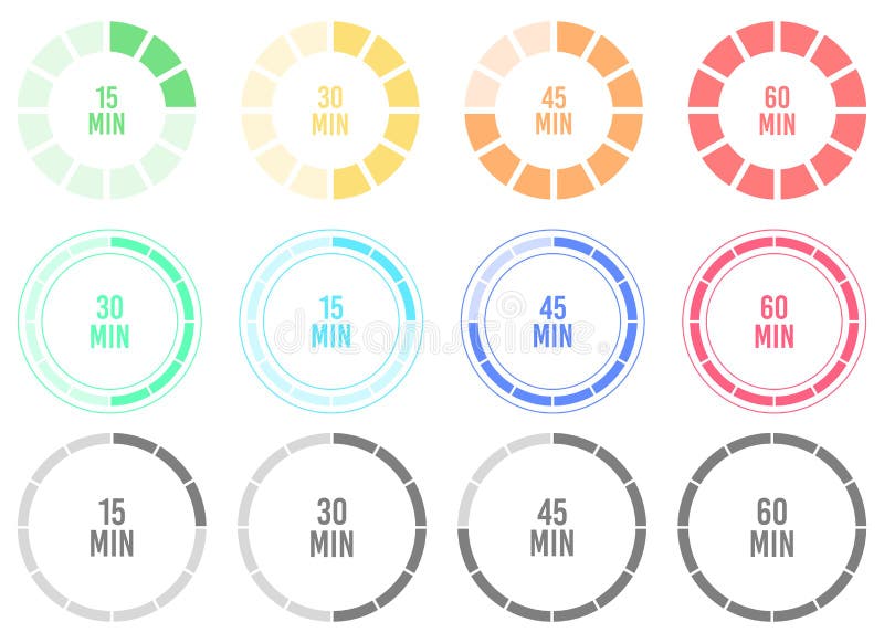 Hour Timer Vector Design Illustration Isolated on Background Stock ...