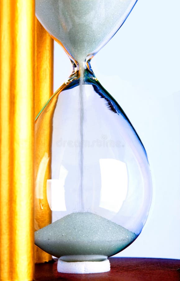 Hourglass stock photo. Image of instrument, glass, color - 13866346