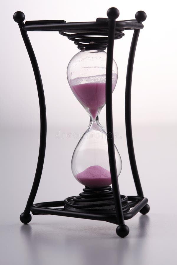 Hourglass stock photo. Image of cloud, idea, time, glass - 5437964
