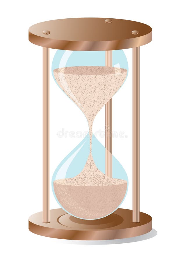 Hourglass stock vector. Illustration of glass, ideas, time - 9699917