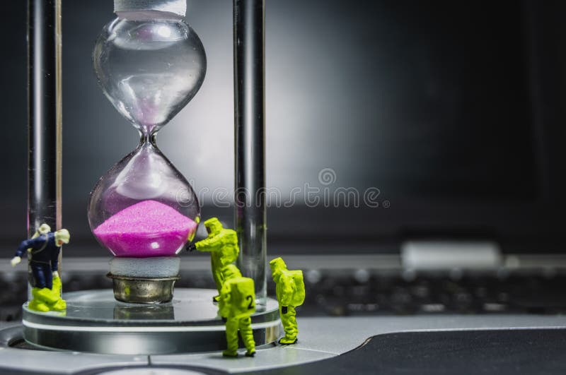 Hourglass, an Ancient Way of Measuring Time Stock Photo - Image of ...