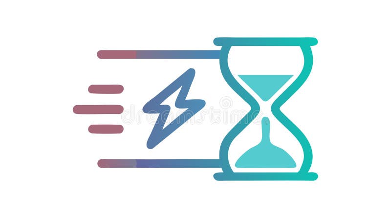 Hourglass with Bar Graph: Timed Data Visualization, Vector Design ...