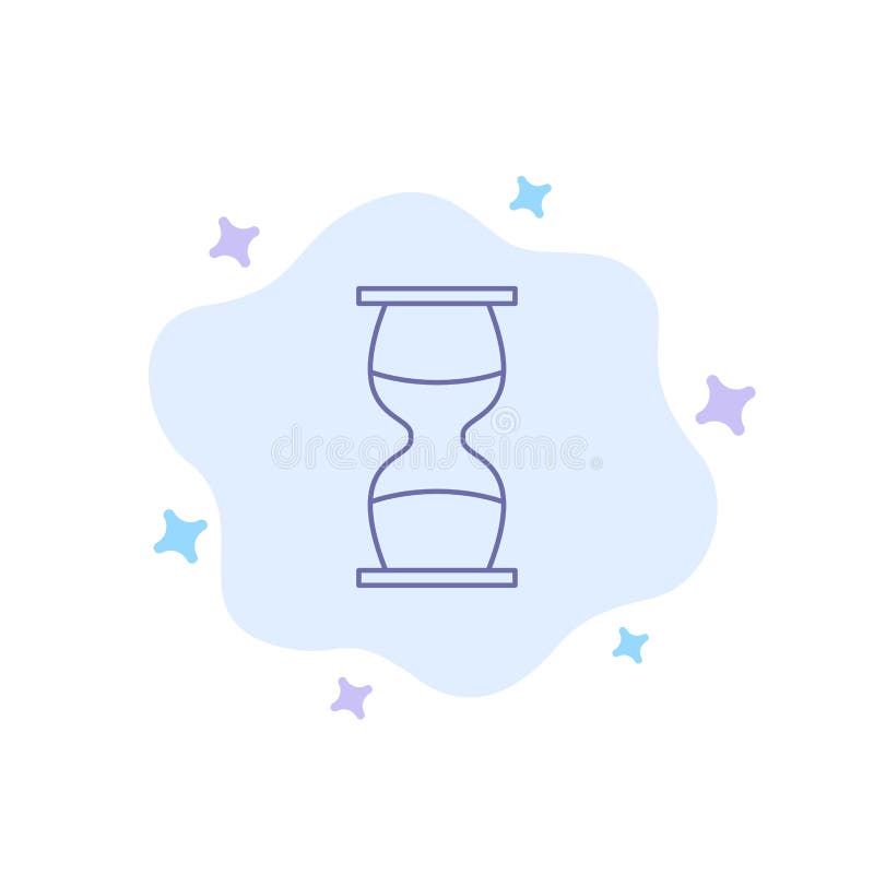 Hourglass, Business, Clock, Sand Clock, Time, Timer Blue Icon on ...