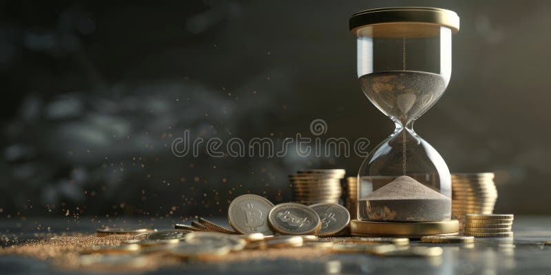 The Hourglass with Coins Serves As a Powerful Representation of Both ...