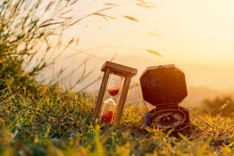 Sunrise - Compass - Lens Flare Stock Photo - Image of environment ...