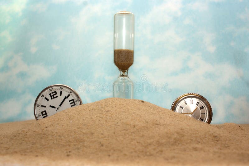 Hourglass, the Concept of Space of Time, Quickly Passing Time, Elapsed ...