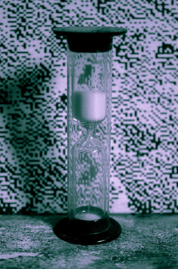 Hourglass stock photo. Image of glass, counting, time - 95632158