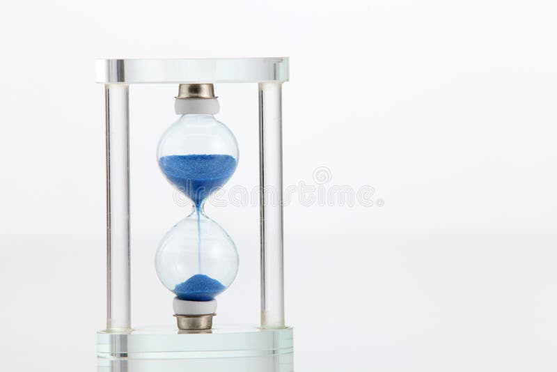 Hourglass stock photo. Image of cloud, idea, time, glass - 5437964