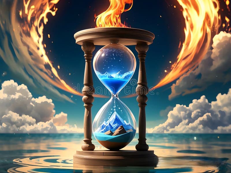 Hourglass Depicting Fire Stock Photos - Free & Royalty-Free Stock ...