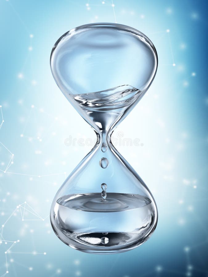 Water Hourglass Concept Stock Illustrations – 484 Water Hourglass ...