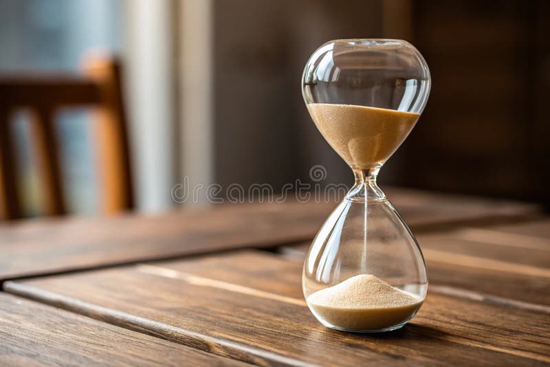 Hourglass. Glass Timer Sand Clock Timer. Business, Time and Deadline ...