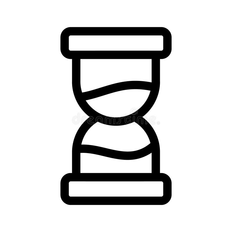 Hourglass stock vector. Illustration of time, tracking - 339449548