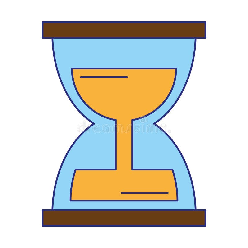 Hourglass icon cartoon stock vector. Illustration of clock - 146269068