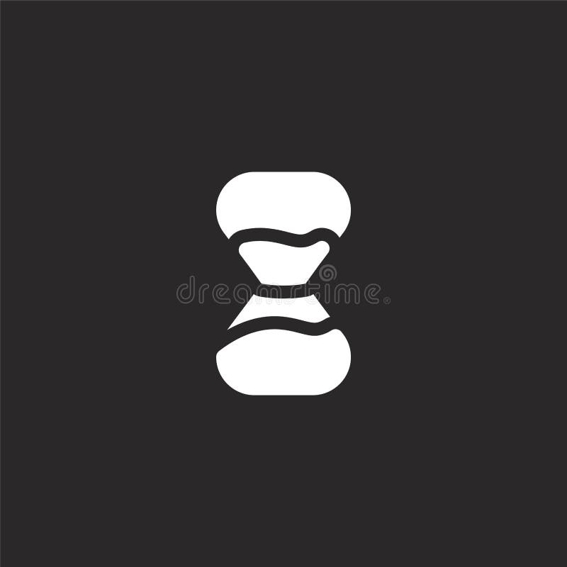 Hourglass Icon Filled Hourglass Icon For Website Design And Mobile App Development Stock