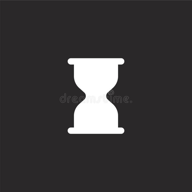 Hourglass Icon Filled Hourglass Icon For Website Design And Mobile App Development Stock