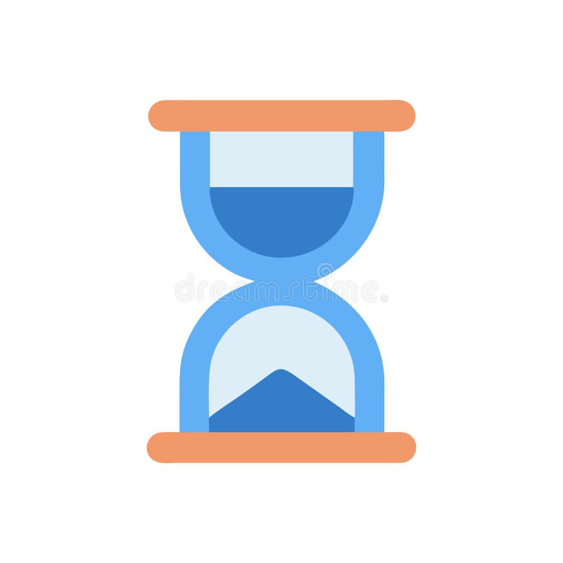 Hourglass Icon for Time stock vector. Illustration of collection ...