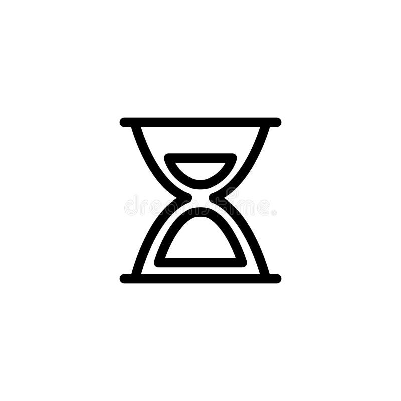 Hourglass Icon Simple Vector Perfect Illustration Stock Vector ...