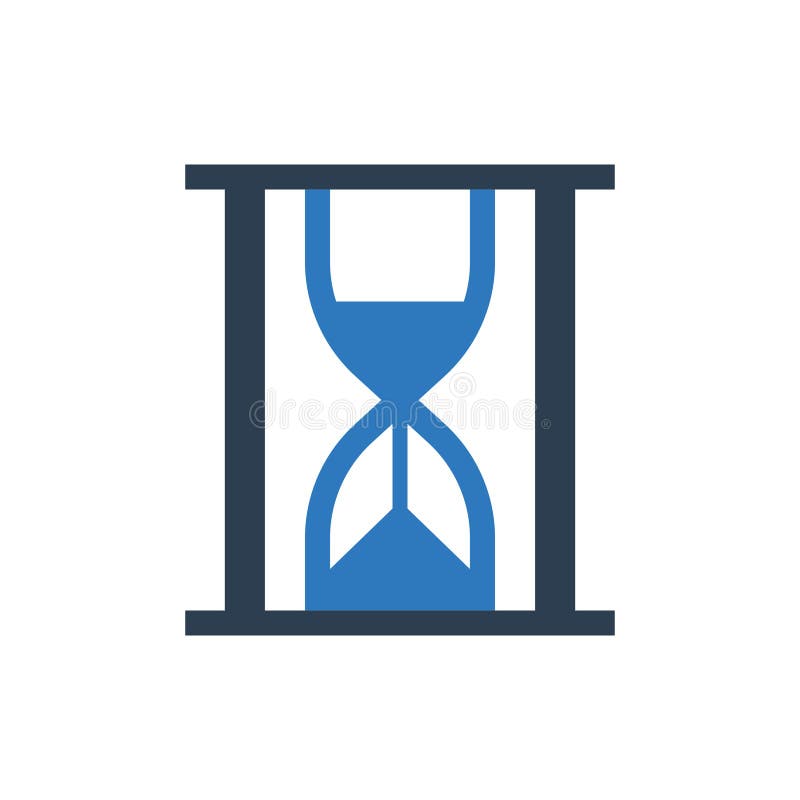 Hourglass Icon - Time Icon stock vector. Illustration of sign - 363960541
