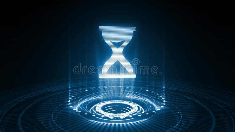 Hourglass Icon Trendy and Modern Hourglass Symbol Stock Video - Video ...