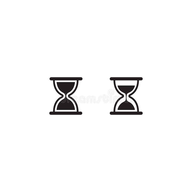 Hourglass Icon Vector. Timer Sign Symbol Stock Vector - Illustration of ...
